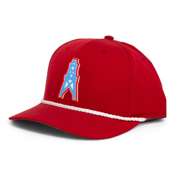 Nike | Accessories | Houston Oilers 3d Five Panel Classic Rope Hat Red ...